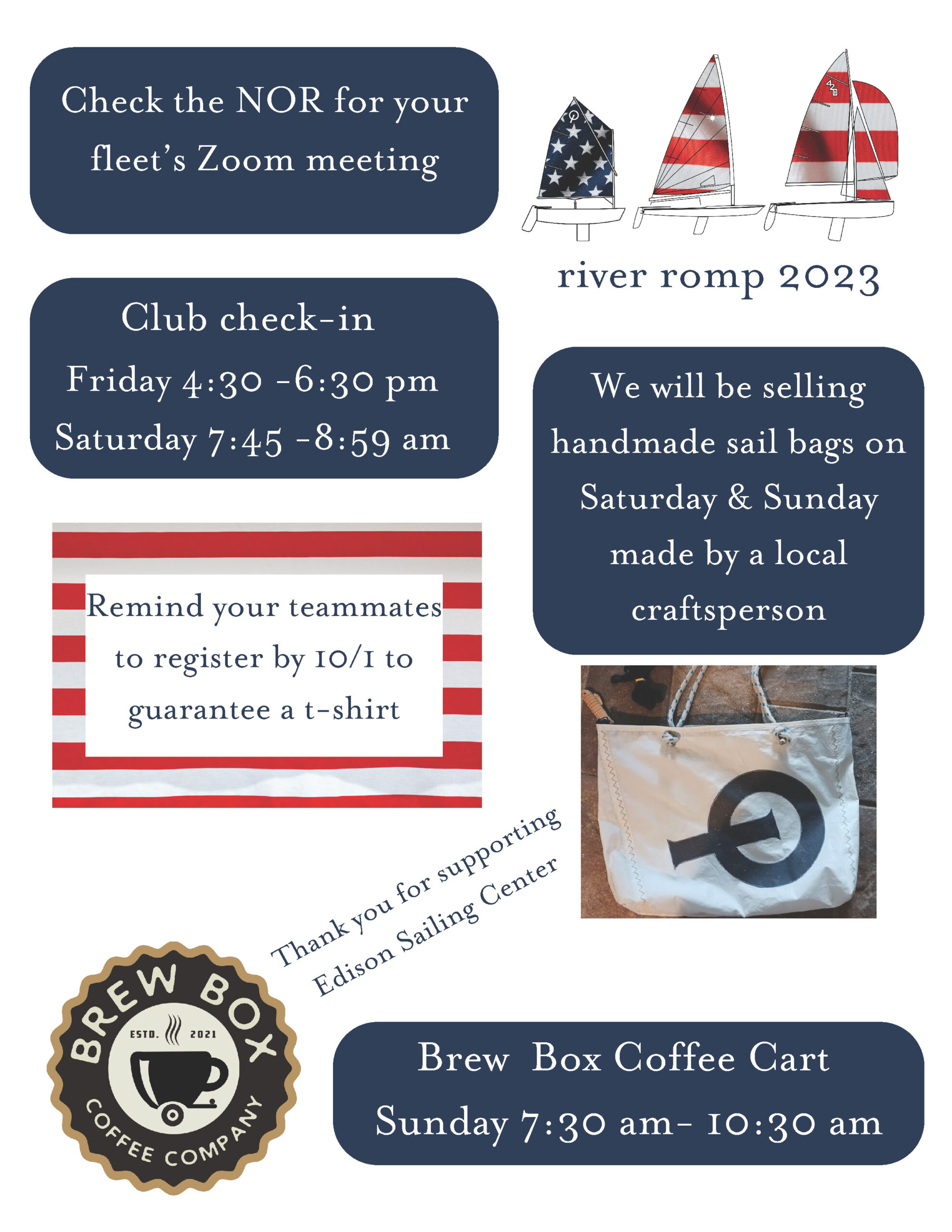 River Romp – Edison Sailing Center